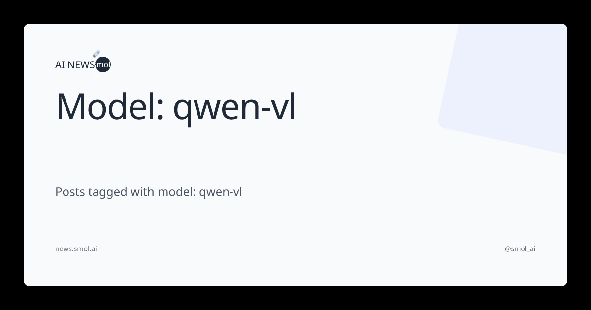 Model: qwen-vl | AINews